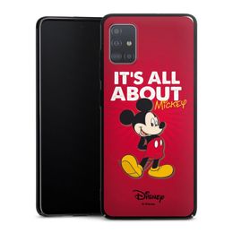 DeinDesign Galaxy A51 Handy Hard Case Schutzh&uuml;lle schwarz Smartphone Backcover Disney Official Licensed Product Mouse Hard Case