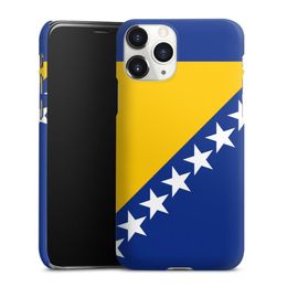 DeinDesign iPhone 11 Pro Handy Premium Case Smartphone Handyh&uuml;lle Schutzh&uuml;lle matt Flag Bosnia Premium Case