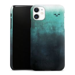 DeinDesign iPhone 11 Handy Premium Case Smartphone Handyh&uuml;lle Schutzh&uuml;lle matt Turquoise Water Fish Premium Case