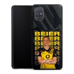 DeinDesign Galaxy A51 Handy Hard Case Schutzh&uuml;lle schwarz Smartphone Backcover Borussia Dortmund Maximilian Beier Bvb Hard Case