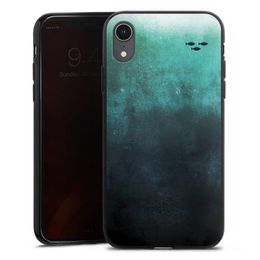 DeinDesign iPhone Xr Handy Silikon H&uuml;lle Case schwarz Handyh&uuml;lle Turquoise Water Fish
