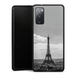 DeinDesign Galaxy S20 FE Handy Silikon H&uuml;lle Case schwarz Handyh&uuml;lle Eiffeltour Paris France