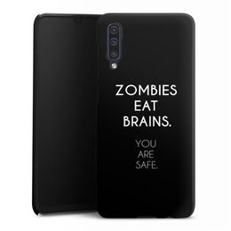 DeinDesign Galaxy A50 Handy Premium Case Smartphone Handyh&uuml;lle Schutzh&uuml;lle matt Statement Funny Zombie Premium Case