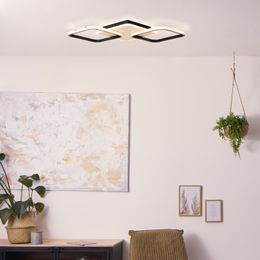 BRILLIANT LEUCHTEN Brilliant Dennet Deckenleuchte LED Braun, Schwarz, 1-flammig