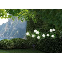 Globo PRIOB Solarlichterkette LED Wei&szlig;, 10-flammig