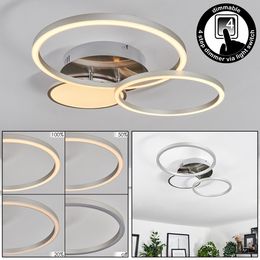 hofstein Hosum Deckenleuchte LED Nickel-Matt, 1-flammig