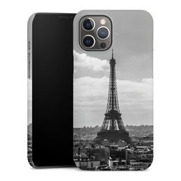 DeinDesign iPhone 12 Pro Max Handy Premium Case Smartphone Handyh&uuml;lle Schutzh&uuml;lle matt France Paris Eiffeltour Premium Case