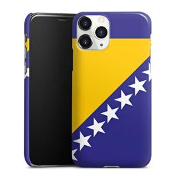 DeinDesign iPhone 11 Pro Handy Premium Case Smartphone Handyh&uuml;lle Schutzh&uuml;lle gl&auml;nzend Flag Bosnia Premium Case