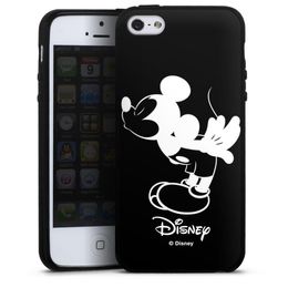 DeinDesign iPhone SE (2016-2019) Handy Silikon H&uuml;lle Case schwarz Handyh&uuml;lle Official Licensed Product Disney Mickey Mouse