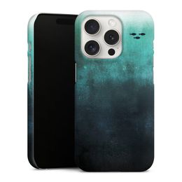 DeinDesign iPhone 15 Pro Handy Premium Case Smartphone Handyh&uuml;lle Schutzh&uuml;lle matt Turquoise Water Fish Premium Case