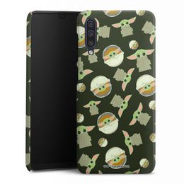 DeinDesign Galaxy A50 Handy Premium Case Smartphone Handyh&uuml;lle Schutzh&uuml;lle matt Official Licensed Product Star Wars Muster Baby Yoda Premium Case
