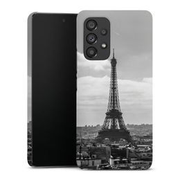 DeinDesign Galaxy A53 5G Handy Premium Case Smartphone Handyh&uuml;lle Schutzh&uuml;lle gl&auml;nzend Eiffeltour Paris France Premium Case