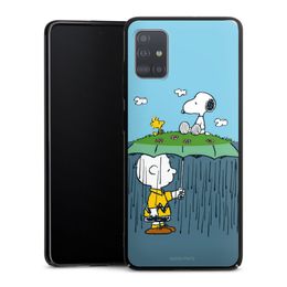 DeinDesign Galaxy A51 Handy Hard Case Schutzh&uuml;lle schwarz Smartphone Backcover Peanuts Children Snoopy Hard Case
