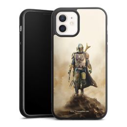 DeinDesign iPhone 12 Handy Gallery Case Handyh&uuml;lle 9H Geh&auml;rtetes Glas R&uuml;ckseite H&uuml;lle The Mandalorian Star Wars Official Licensed Product Gallery Case