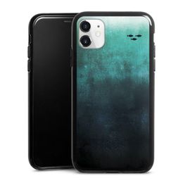 DeinDesign iPhone 11 Handy Silikon H&uuml;lle Case schwarz Handyh&uuml;lle Fish Water Turquoise