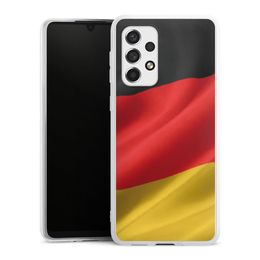 DeinDesign Galaxy A33 5G Handy Silikon H&uuml;lle Case transparent Handyh&uuml;lle Flags Flag Germany Silikon Case
