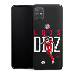 DeinDesign Galaxy A51 Handy Hard Case Schutzh&uuml;lle schwarz Smartphone Backcover Fc Bayern M&uuml;nchen Official Licensed Product Luis Diaz Hard Case