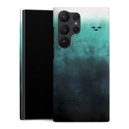 DeinDesign Galaxy S23 Ultra Handy Premium Case Smartphone Handyh&uuml;lle Schutzh&uuml;lle gl&auml;nzend Turquoise Water Fish Premium Case