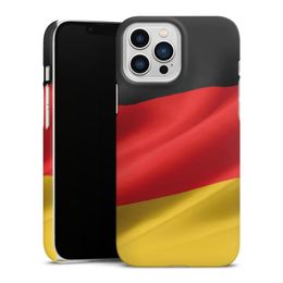 DeinDesign iPhone 13 Pro Max Handy Premium Case Smartphone Handyh&uuml;lle Schutzh&uuml;lle matt Germany Flags Flag Premium Case