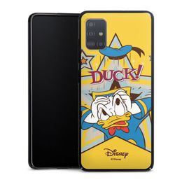 DeinDesign Galaxy A51 Handy Hard Case Schutzh&uuml;lle schwarz Smartphone Backcover Donald Duck Disney Official Licensed Product Hard Case