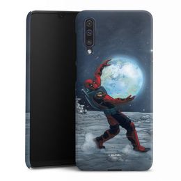 DeinDesign Galaxy A50 Handy Premium Case Smartphone Handyh&uuml;lle Schutzh&uuml;lle matt Moon Marvel Deadpool Premium Case