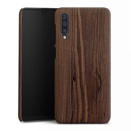 DeinDesign Galaxy A50 Handy Premium Case Smartphone Handyh&uuml;lle Schutzh&uuml;lle matt Wooden Look Wood Nut Tree Premium Case