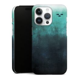 DeinDesign iPhone 14 Pro Handy Premium Case Smartphone Handyh&uuml;lle Schutzh&uuml;lle matt Turquoise Water Fish Premium Case