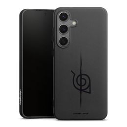 DeinDesign Galaxy S25+ Handy Premium Silikon H&uuml;lle Handyh&uuml;lle schwarz Case Konoha Sasuke Naruto Shippuden Silikon Premium Case