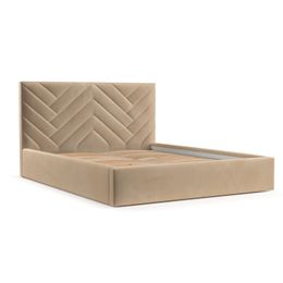 POLSTERBETT Arco 180/200 cm Beige im Kronos Stoff
