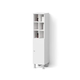 MIDISCHRANK Fucino Wei&szlig; 30 x 130.6 cm gro&szlig;e T&uuml;r