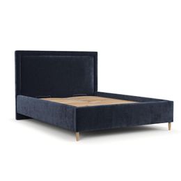 POLSTERBETT Vega 120/200 cm Marineblau im Lotta Stoff