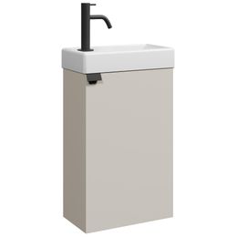 Badplaats G&Auml;STE-WC-M&Ouml;BELSET Apollo 2 Teile Cashmere - 40 x 22 x 68 cm
