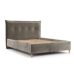 POLSTERBETT Plaza 180/200 cm Beige im Lotta Stoff