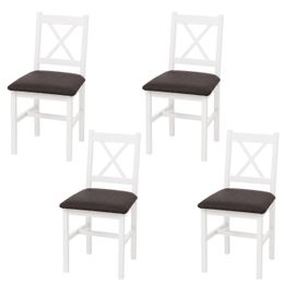 MCW ESSZIMMERSTUHL Wei&szlig;, Schwarz 4er-Set