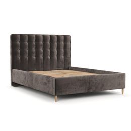 POLSTERBETT Paloma 140/200 cm Braun im Lotta Stoff