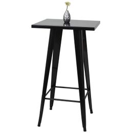 MCW STEHTISCH METALL eckig Schwarz