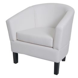 MCW LOUNGE-SESSEL Wei&szlig;