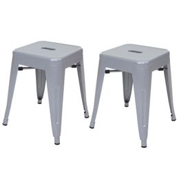 MCW HOCKER Grau 2er-Set
