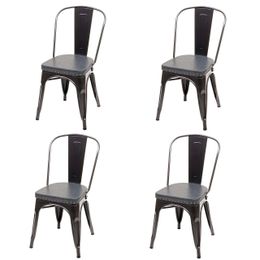 MCW ESSZIMMERSTUHL H10E Grau 4er-Set