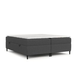 BOXBETT Theo 180/200 cm Anthrazit im Megan Stoff