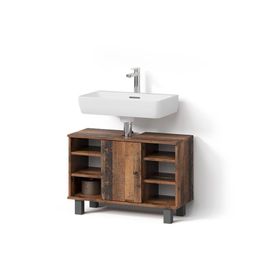 WASCHBECKENUNTERSCHRANK Fucino Antikholz 80 x 54 cm
