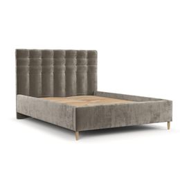 POLSTERBETT Soma 120/200 cm Beige im Lotta Stoff