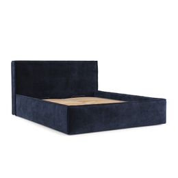 POLSTERBETT Sato mit Stauraum 180/200 cm Marineblau im Terra NW Stoff