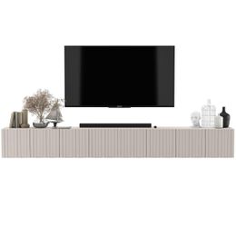 TV-LOWBOARD 2-er Set Elpis Kaschmir Matt Glamour 150 cm