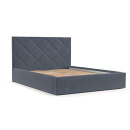 POLSTERBETT Torno 180/200 cm Blau im Asti Stoff