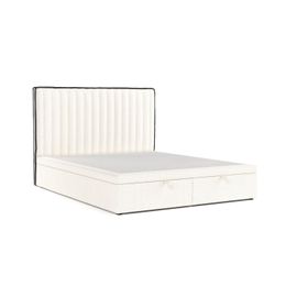 POLSTERBETT Keva mit Stauraum 180/200 cm Creme im Alta Stoff
