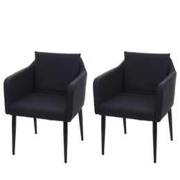MCW ESSZIMMERSTUHL Schwarz 2er-Set