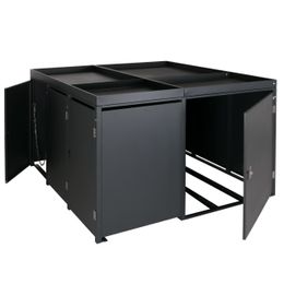 MCW M&Uuml;LLTONNENVERKLEIDUNG/RADGARAGE Anthrazit