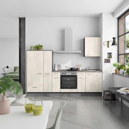 Nobilia K&uuml;chenblock Riva Low m. Ger&auml;ten Wei&szlig;