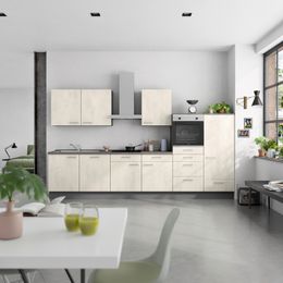 Nobilia K&uuml;chenblock Riva Low m. Ger&auml;ten Wei&szlig;